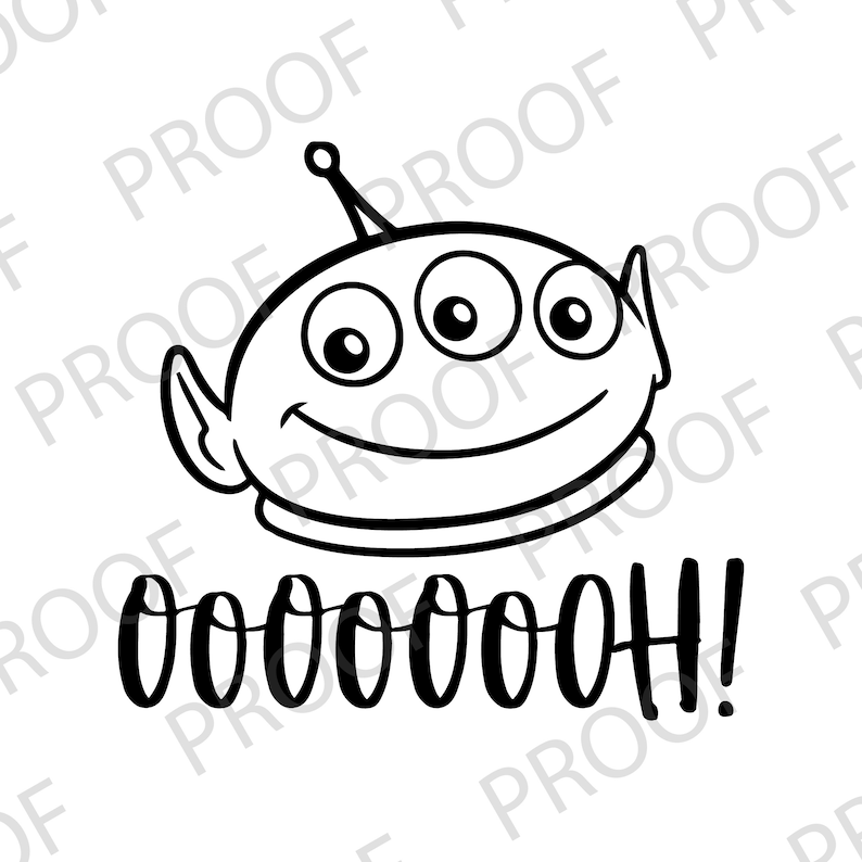 Toy Story Alien SVG • Digital SVG - Etsy