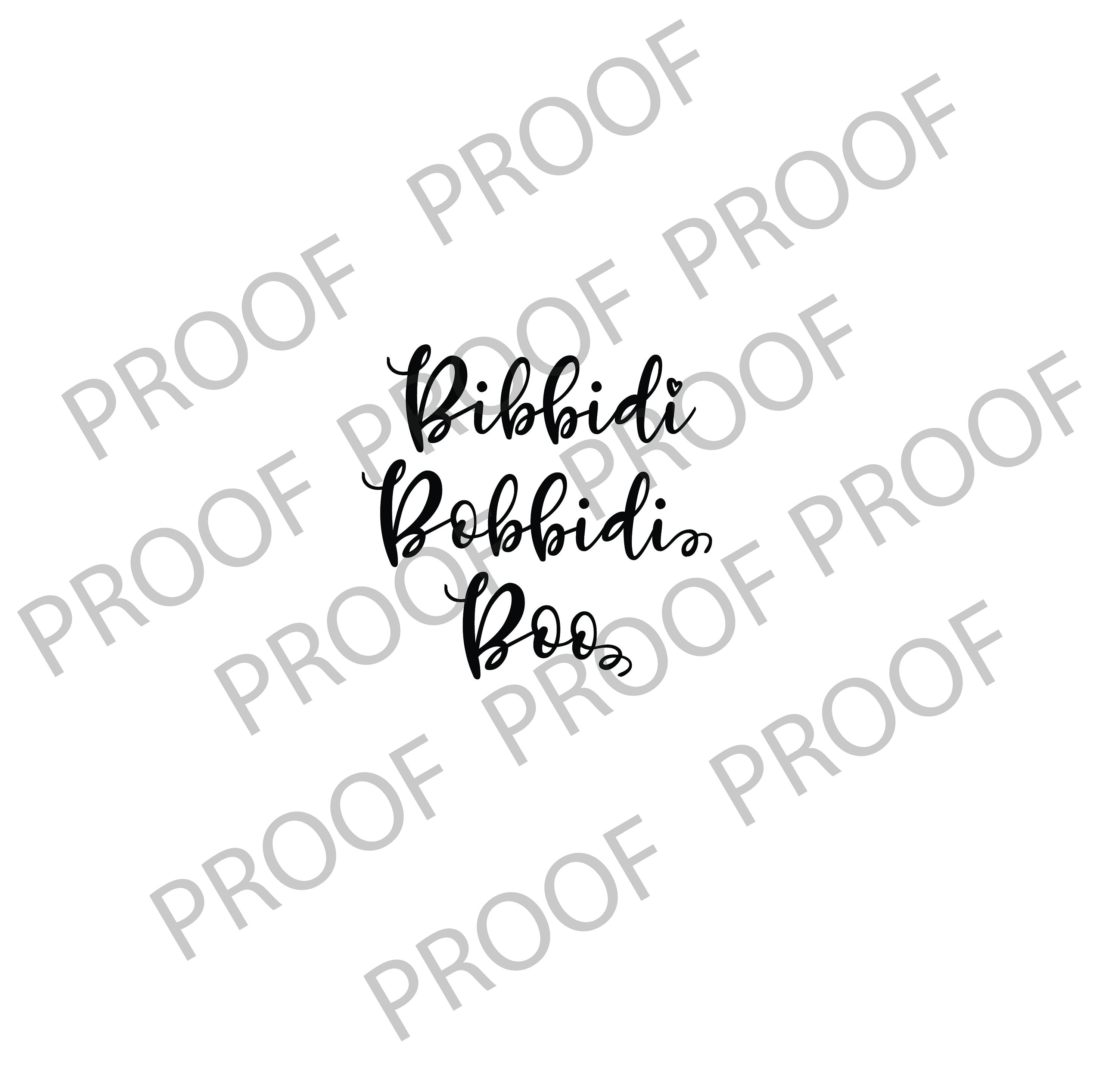 Bibbidi Bobbidi Boo SVG Digital SVG - Etsy