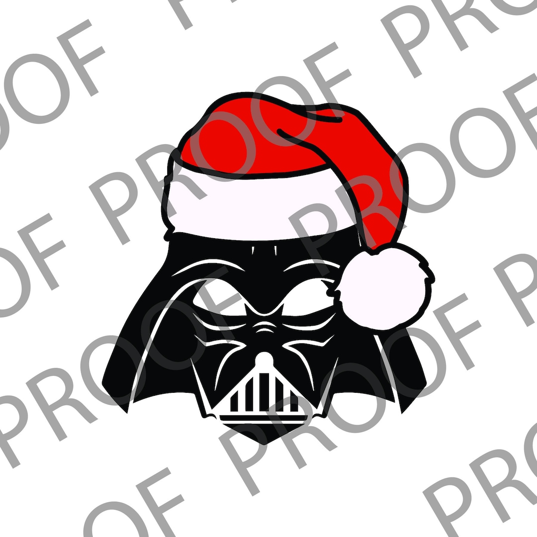 Darth Vader Santa SVG Digital SVG - Etsy