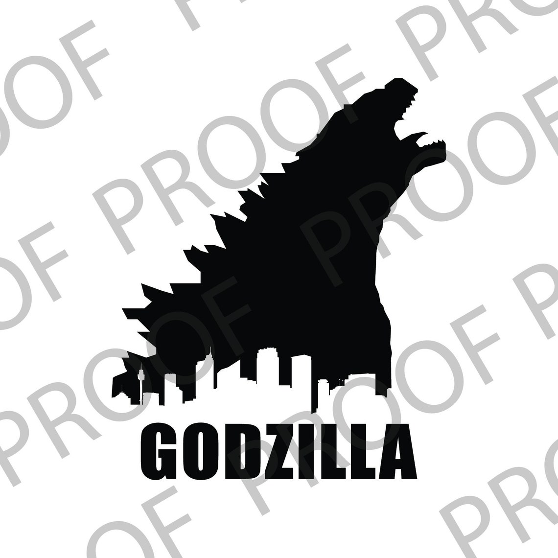 Godzilla SVG • Digital SVG - Etsy