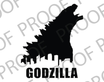 Godzilla SVG • Digital SVG - Etsy