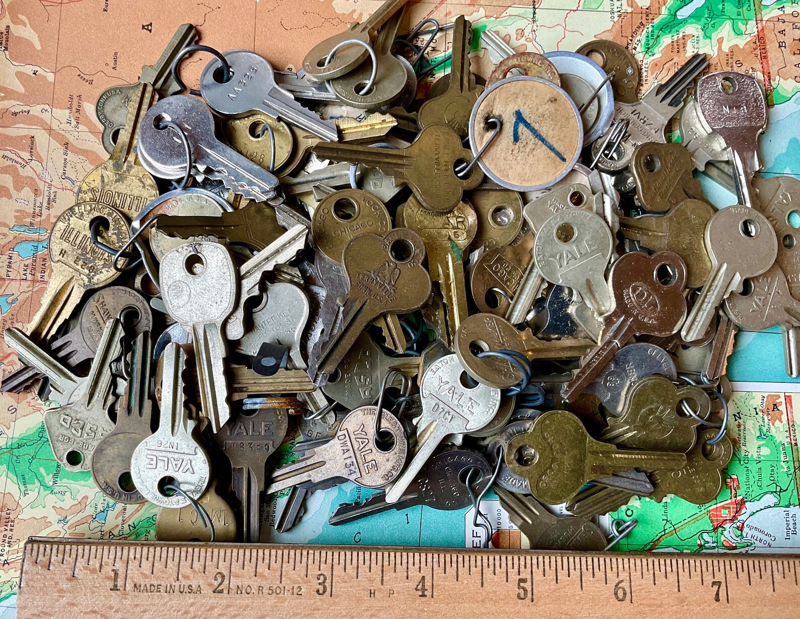 Vintage & Antique Keys for Art and Craft Projects, Collecting, Jewelry ...