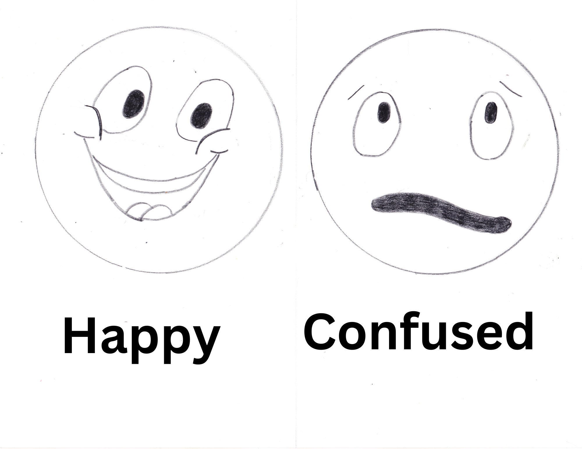 8 Emotion Picture Cards to Help Child Express Feelings - Etsy