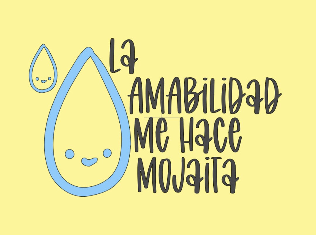 La Amabilidad Me Hace Vinyl Decal Sticker - Etsy