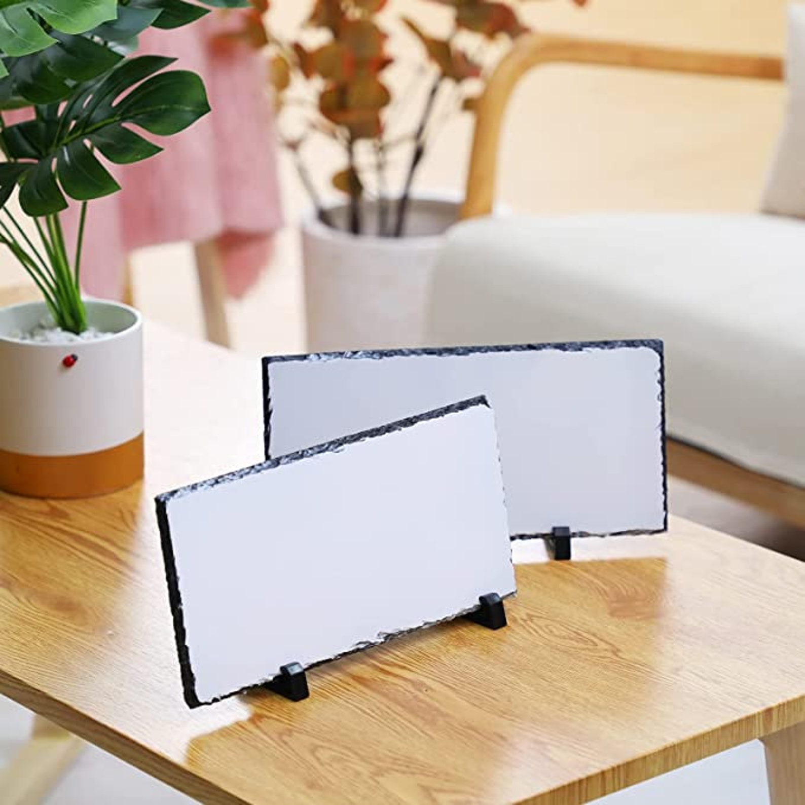 Rectangle Sublimation Slate Rock Stone Photo Frame 6 X 11.8 - Etsy