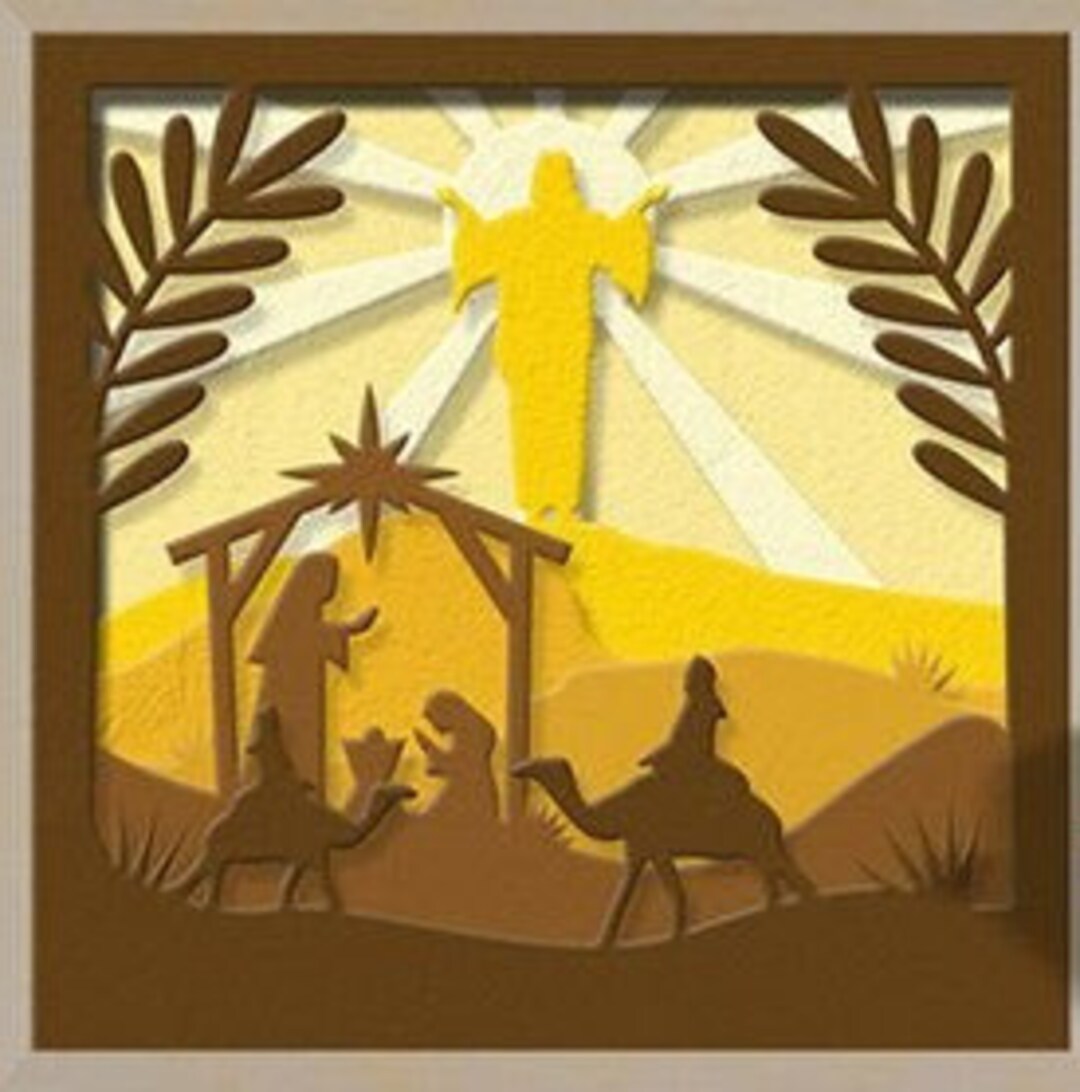 3D Resurrection Easter Framed Shadow Box - Etsy