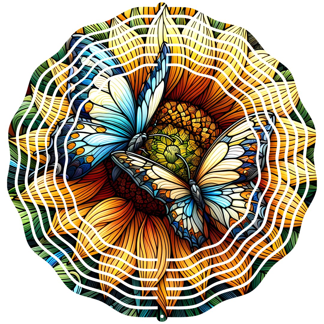 Puckerup Butterfly Wind Spinner - Etsy