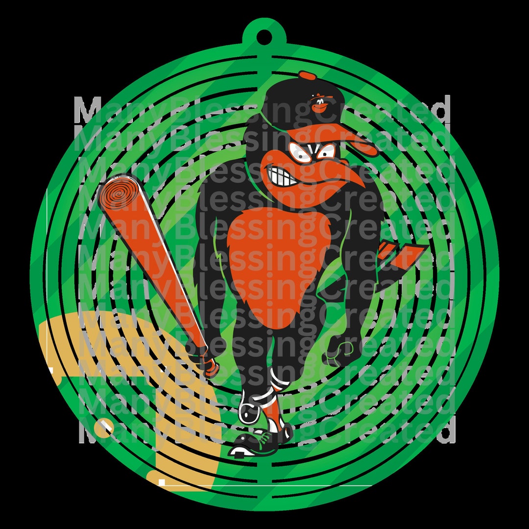 Baltimore Baseball Wind Spinner Field Angry Bird - Etsy