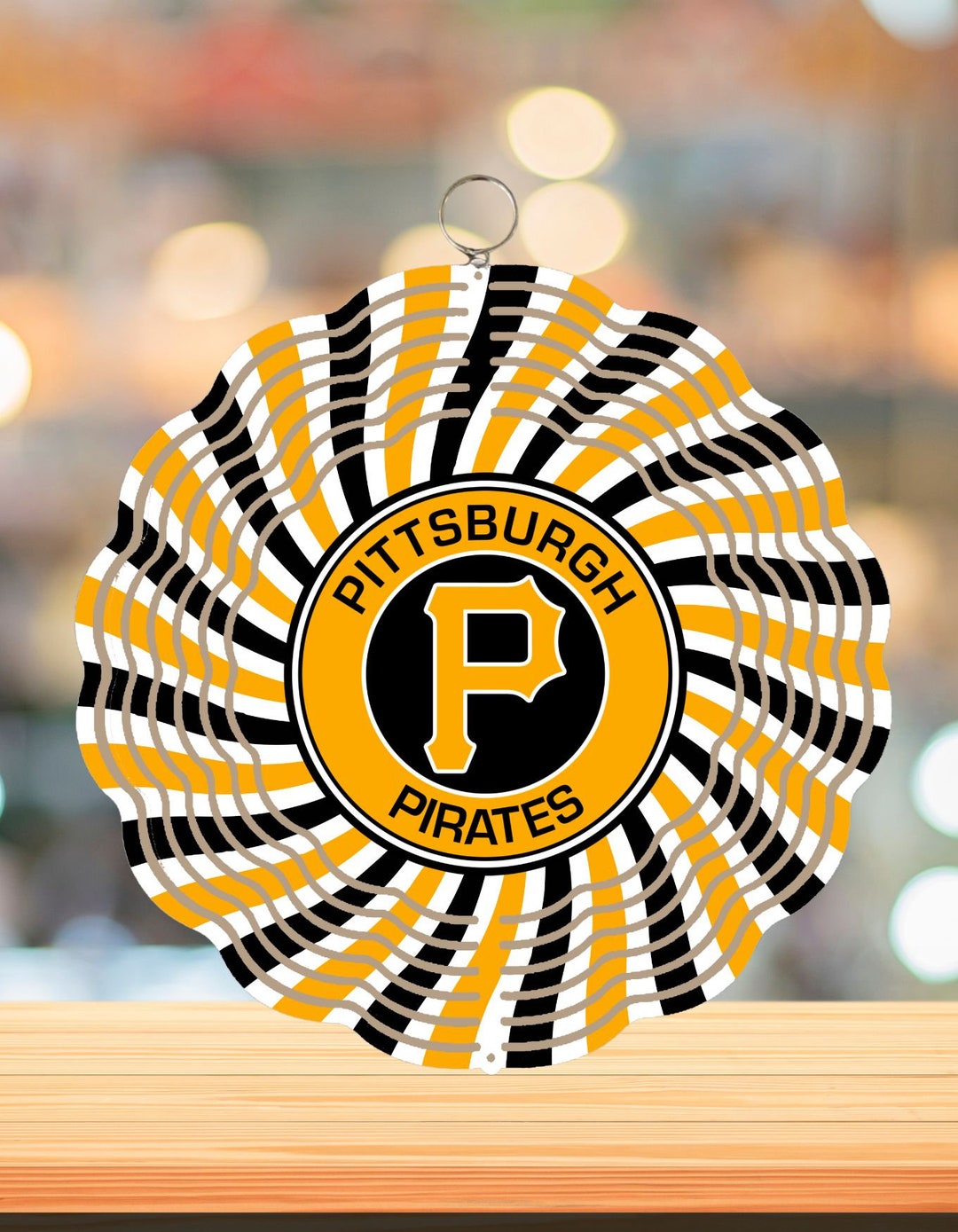 Pittsburgh Baseball Wavy Team Wind Spinner - Etsy