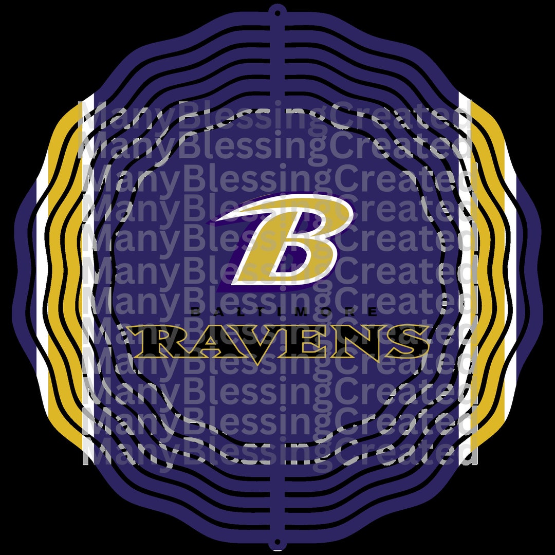 Baltimore Football Wind Spinner Purple Team - Etsy