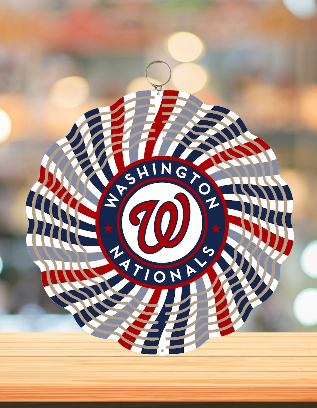 Nationals Baseball Wavy Team Wind Spinner - Etsy