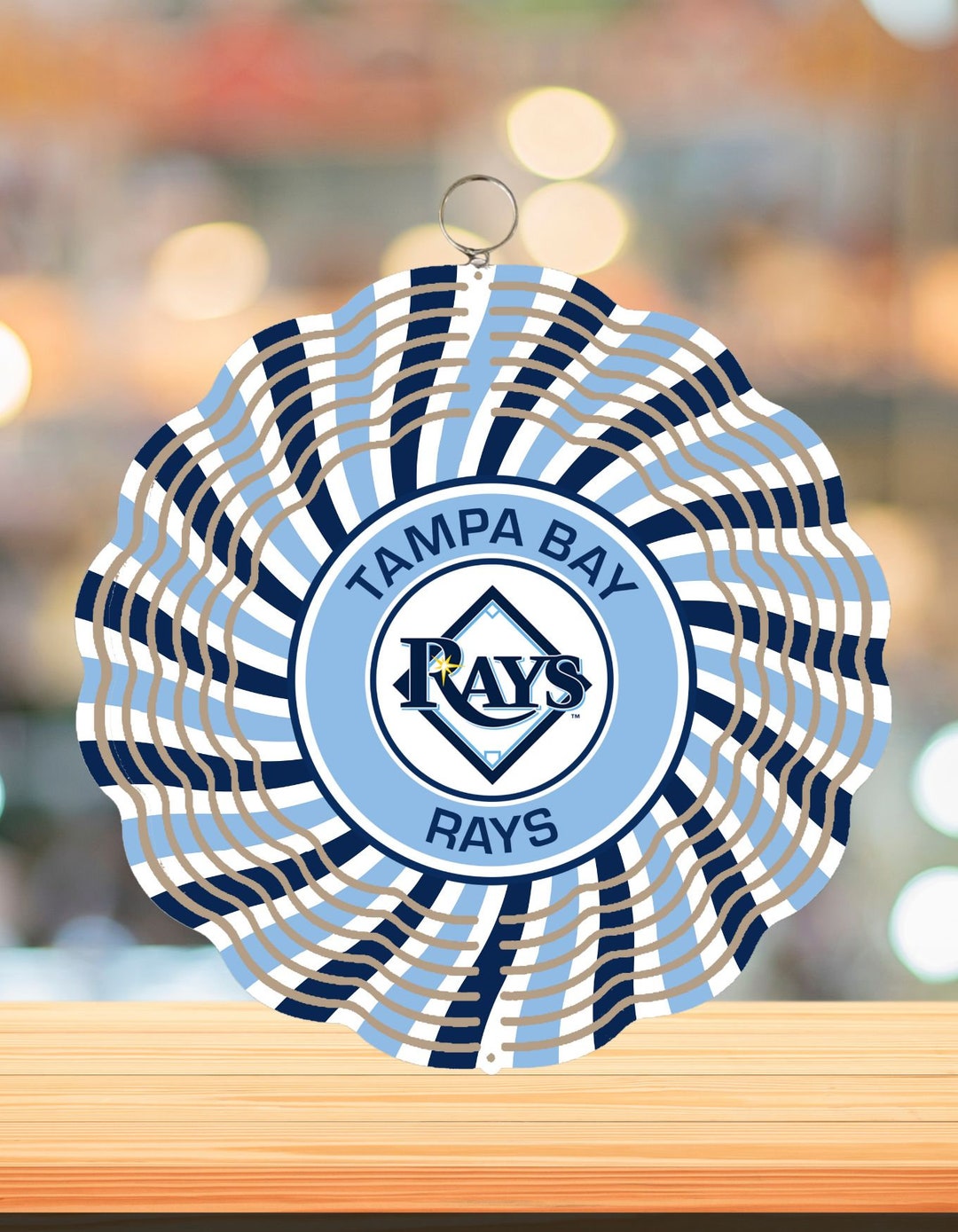 Tampa Bay Baseball Wavy Team Wind Spinner - Etsy
