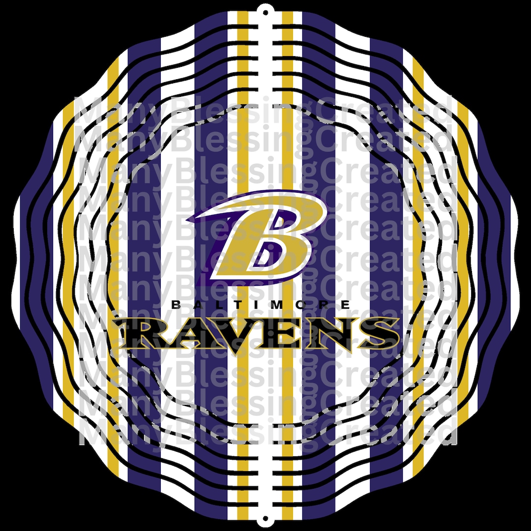 Baltimore Football Wind Spinner Stripe Team - Etsy