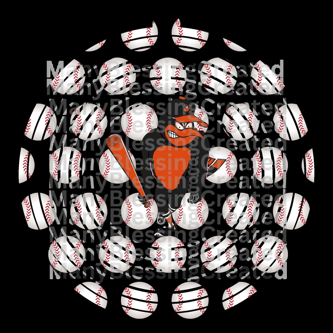 Baltimore Baseball Wind Spinner Baseball Angry Bird - Etsy