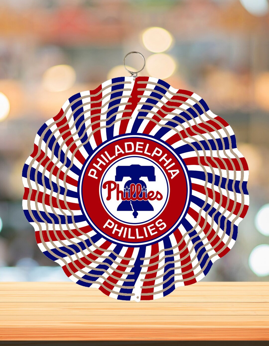 Philadelphia Bell Baseball Wavy Team Wind Spinner - Etsy