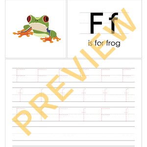 Phonics Animal Alphabet Tracing & Writing Worksheets - Letter Formation ...