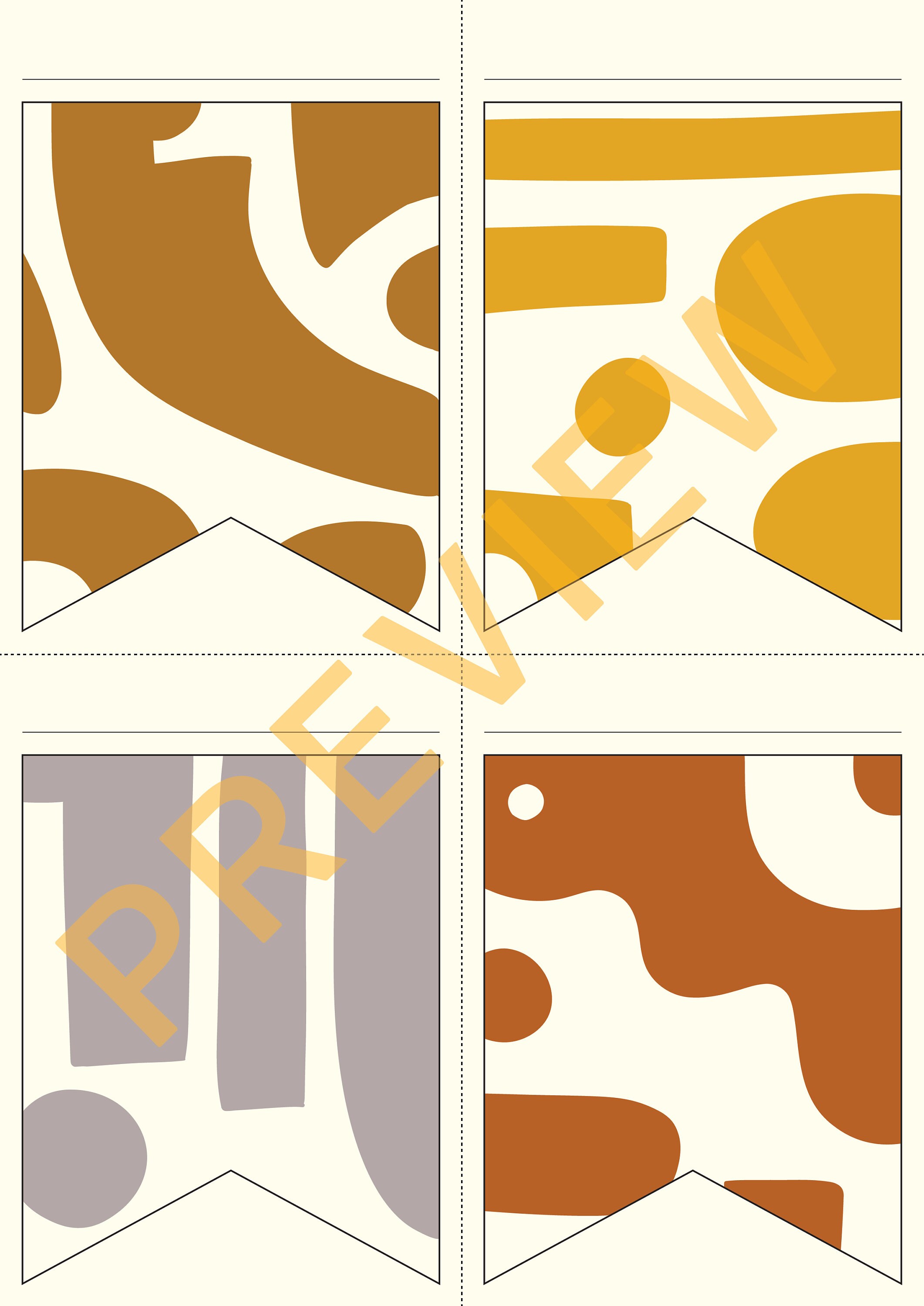 EDITABLE Bunting Classroom Décor Scandinavian Abstract Art Back to ...