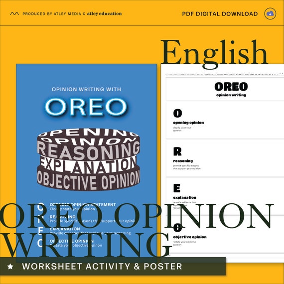 Oreo Opinion Writing Worksheets 50+ Opinion Writing Worksheets For 3rd