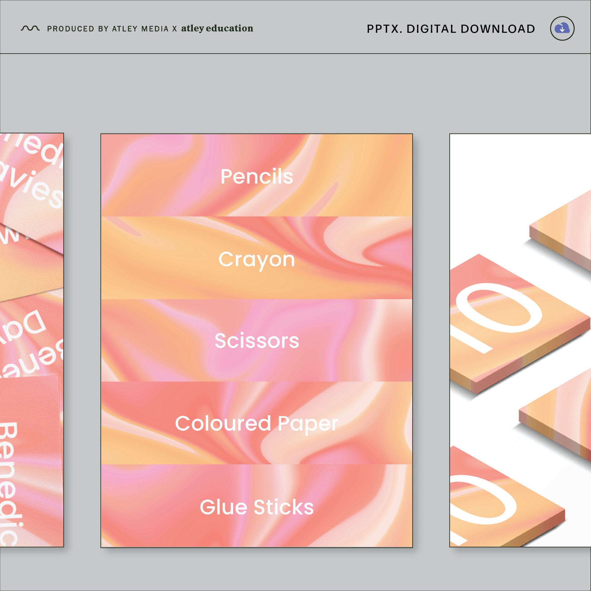 EDITABLE Sunset Holographic Name Plates, Labels, Name Tags & Table ...