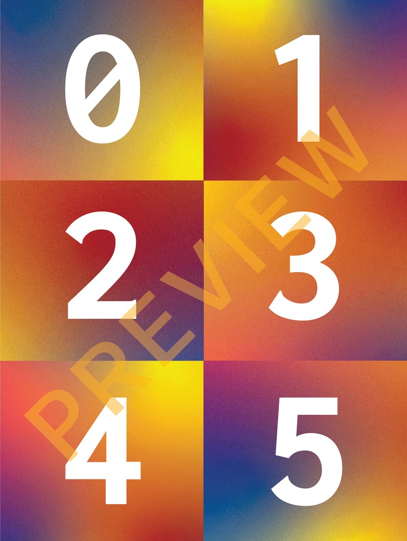 EDITABLE Gradient Name Plates, Labels, Name Tags & Table Numbers Back ...