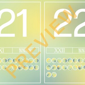 EDITABLE Number Cards - Written, Roman Numerals & Tally Format - Light ...