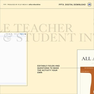 EDITABLE All About Me Meet the Teacher Worksheets Activity Scandinavian ...
