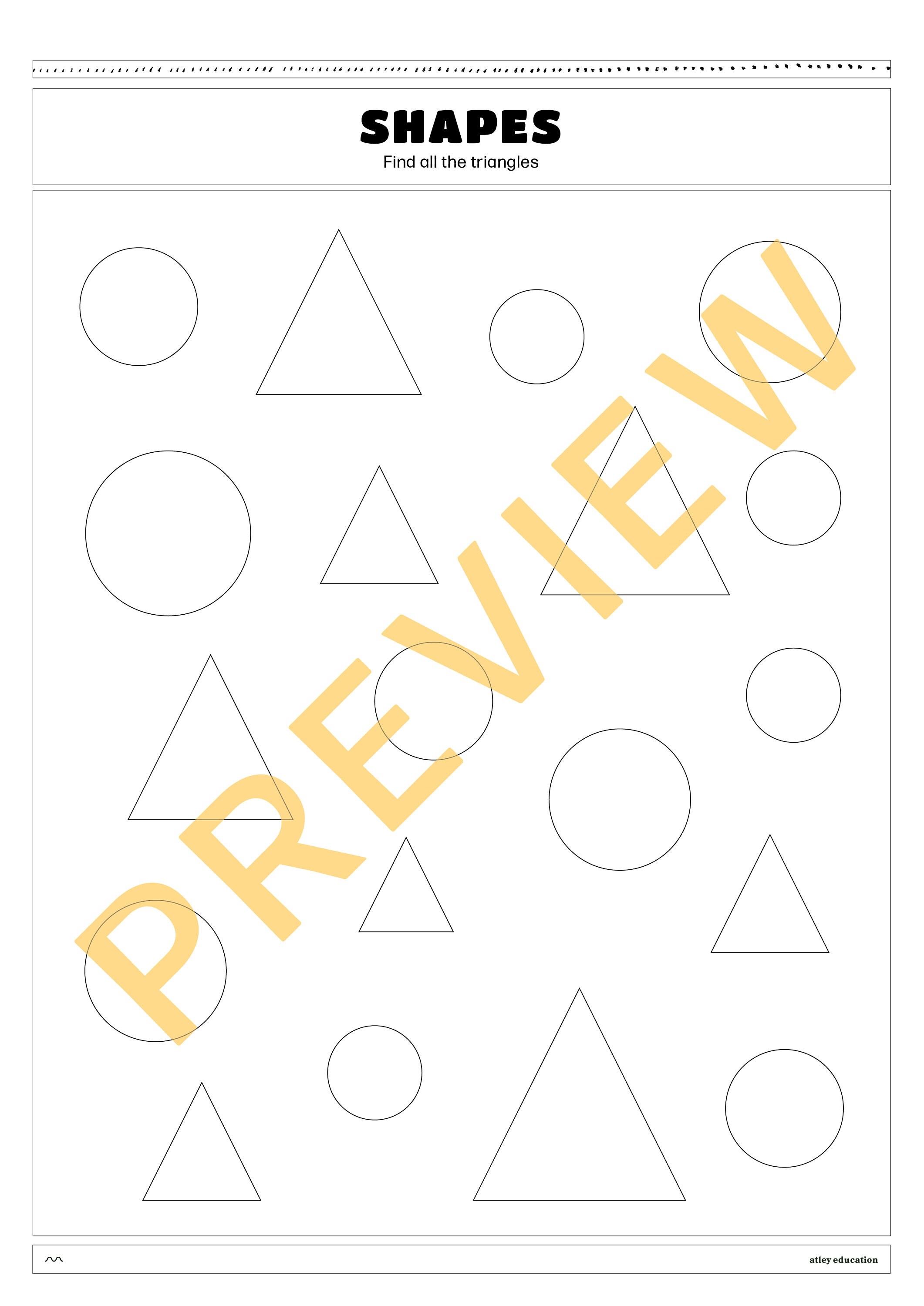 Learning Shapes Worksheets (2D and 3D Shapes) | Classroom Supplies ...