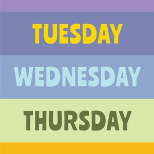 Classroom Signs | EDITABLE Room Number Labels With Days of the Week ...