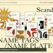 EDITABLE Name Tags - Scandinavian Art Design - Classroom Decor Back to ...