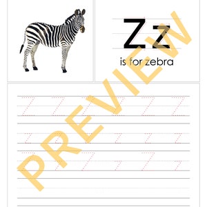 Phonics Animal Alphabet Tracing & Writing Worksheets - Letter Formation ...