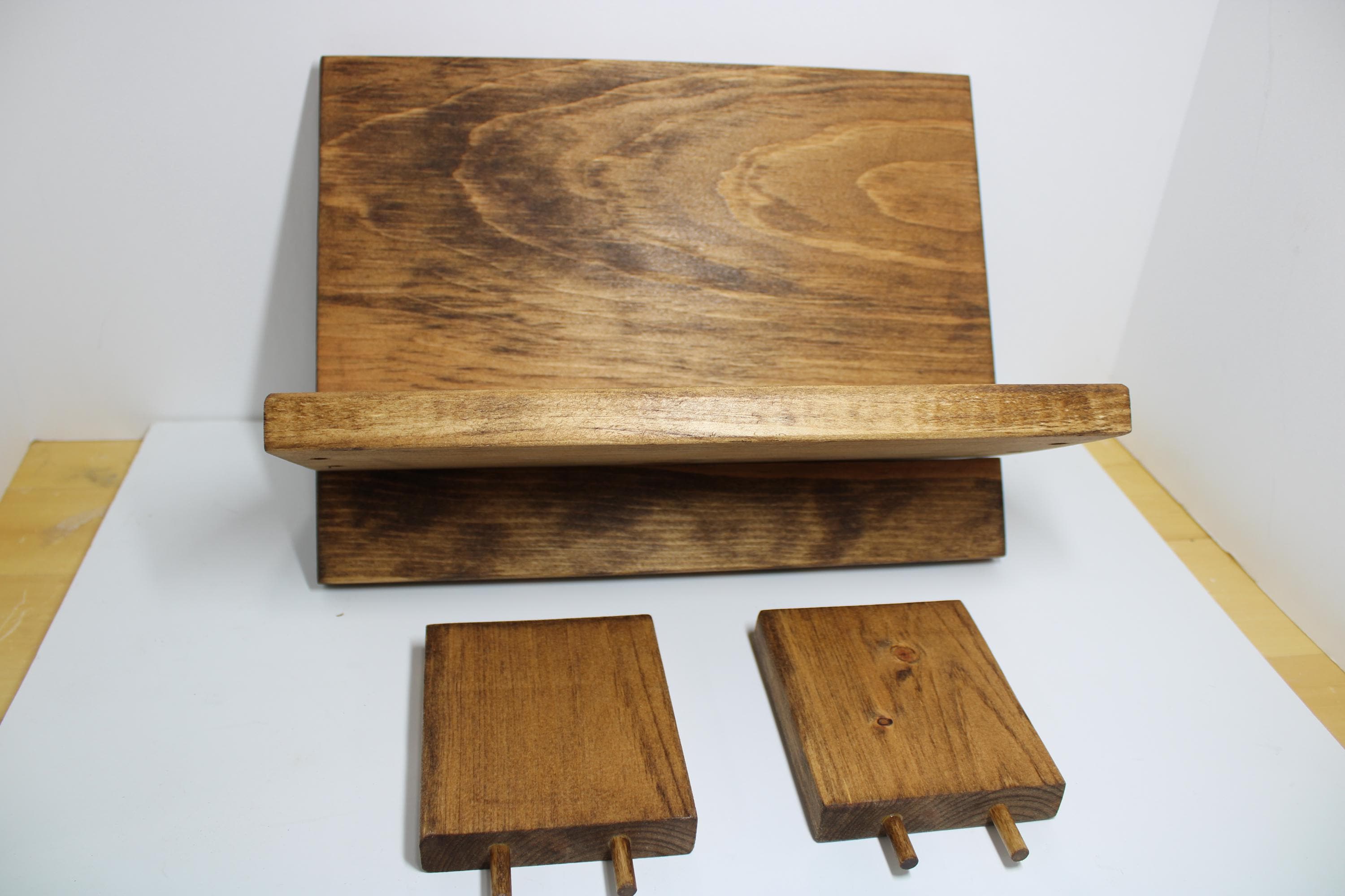 Rustic Compact Desktop Bookcase - Great for the Desk, Dorm, or Vanity ...