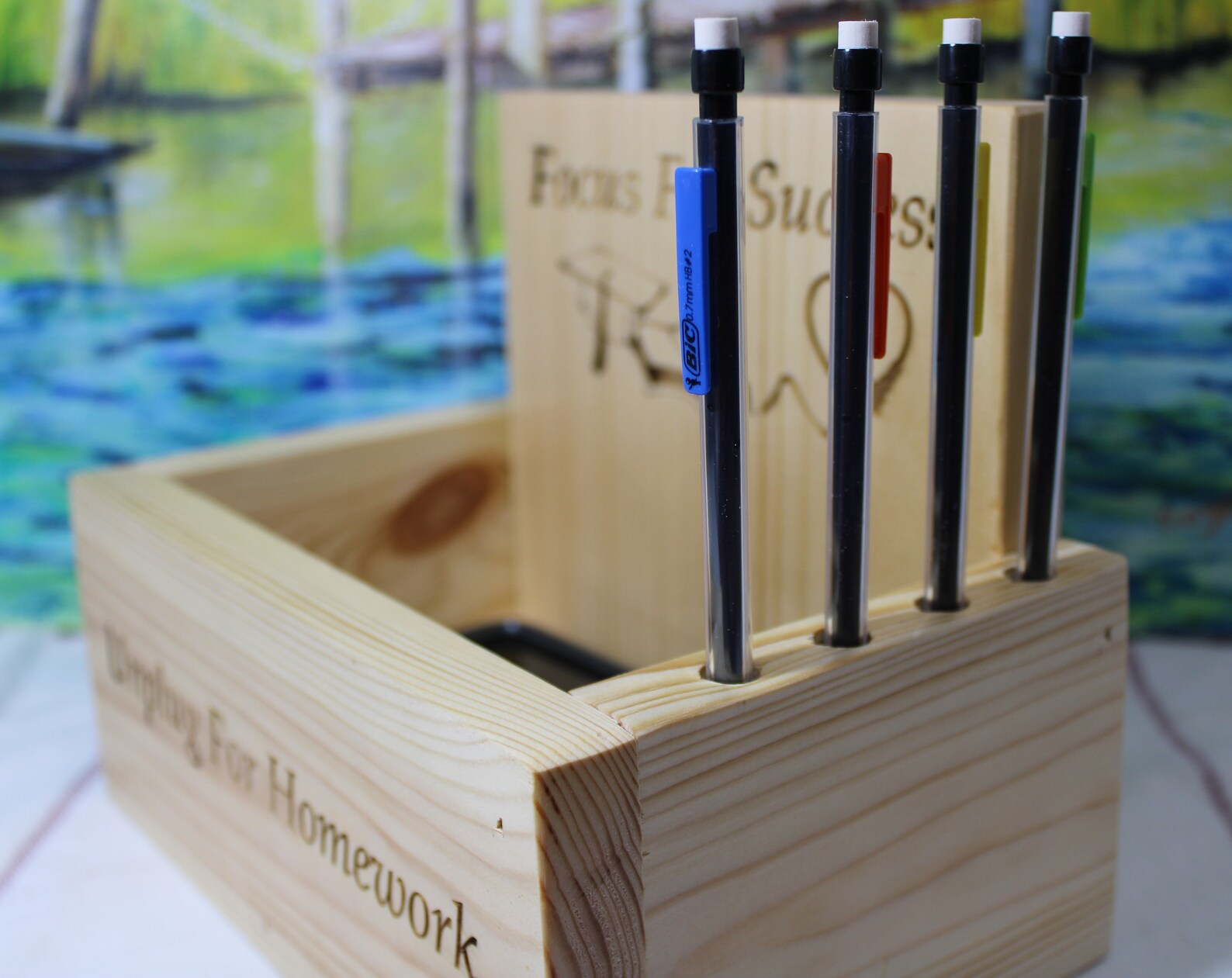 NEW - Unplug Cell Phone Drop Box - Personalized - Unplug for Homework ...