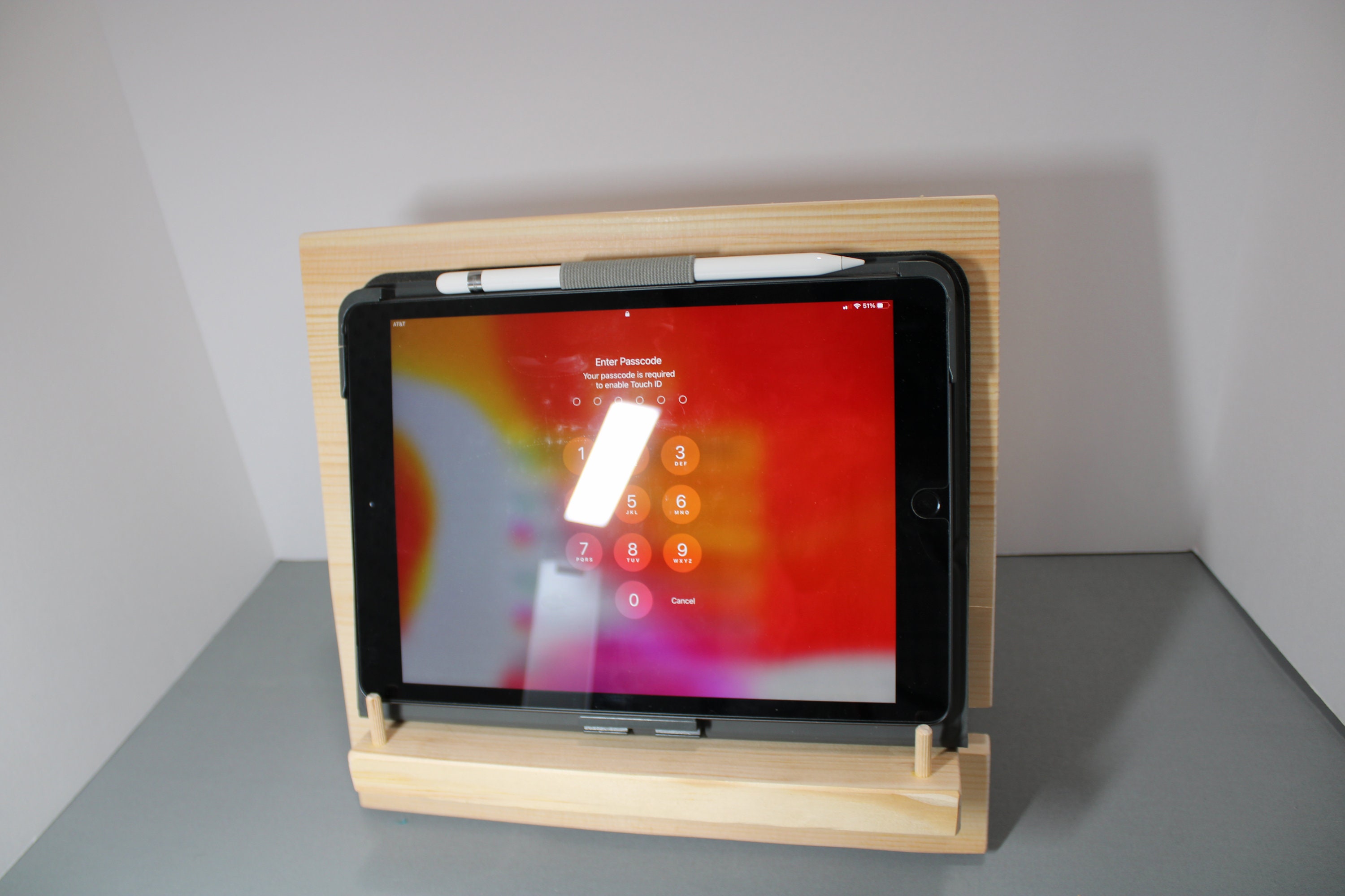 Ipad/ Tablet Holder ( Large) - Unfinished Pine - Etsy