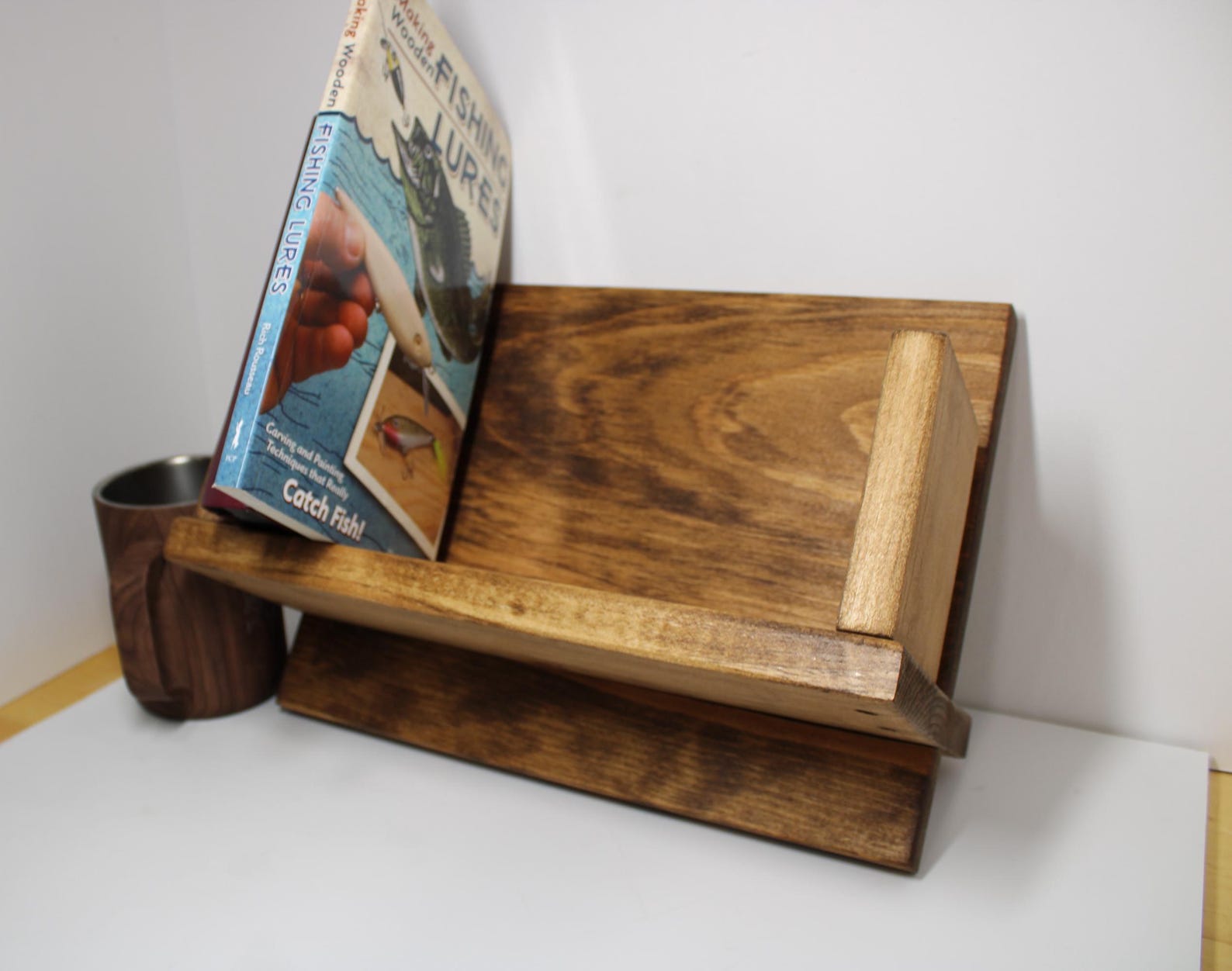 Rustic Compact Desktop Bookcase - Great for the Desk, Dorm, or Vanity ...