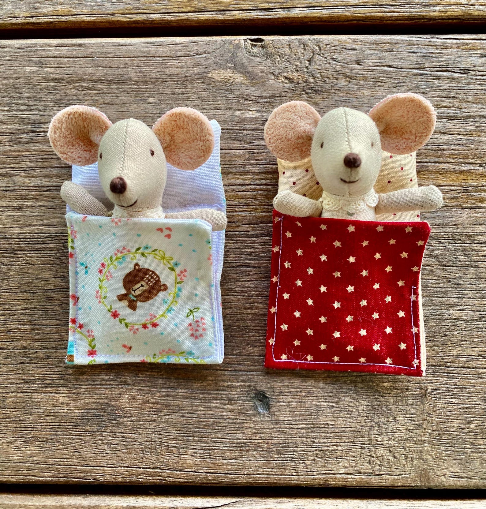 Maileg Mice Sleeping Bag Bedding - Etsy