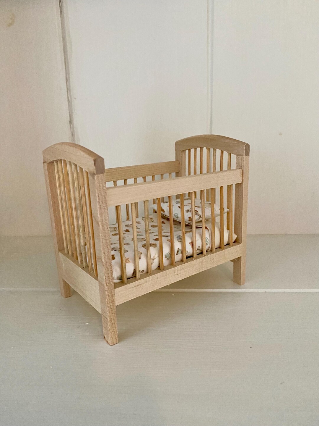 Dollhouse Miniature Maileg Nursery Cot and Bedding SHIPPED FROM ...