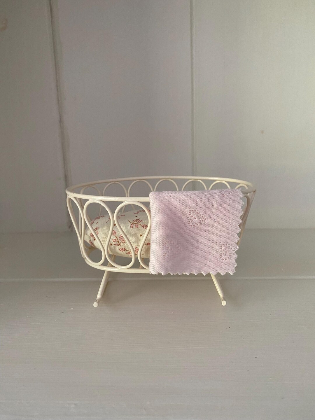 Dollhouse Maileg Rocking Crib Cradle - Etsy