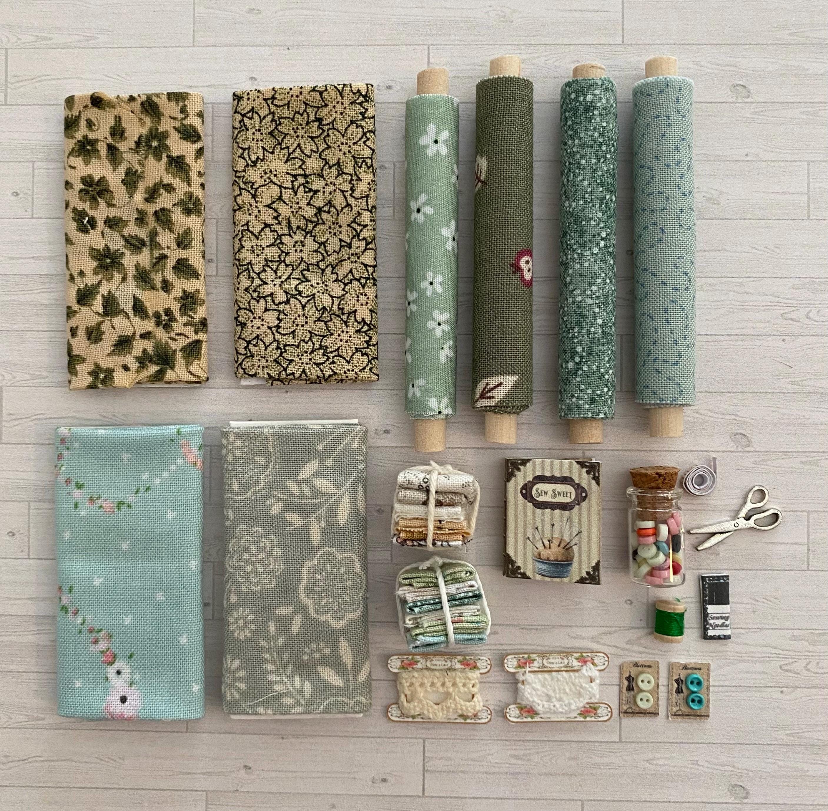 1:12 Scale Dollhouse Sewing Haberdashery Set - Etsy