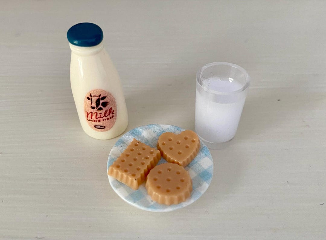 Milk and Cookies for Maileg Mice - Etsy