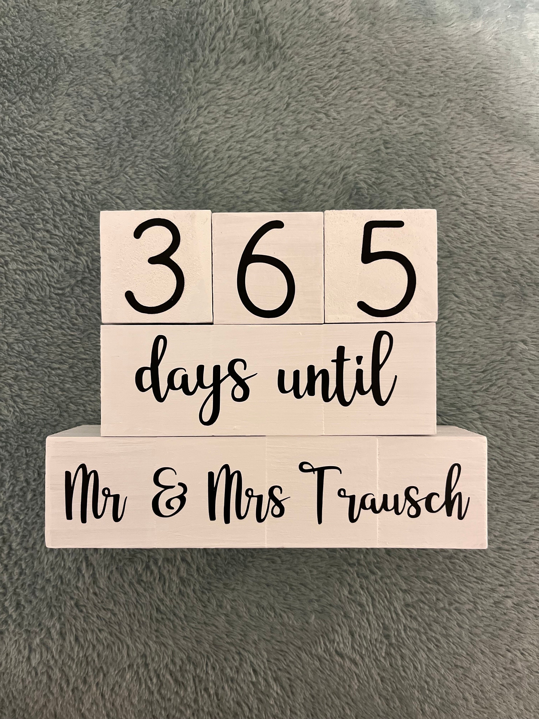 Custom Countdown Blocks - Etsy