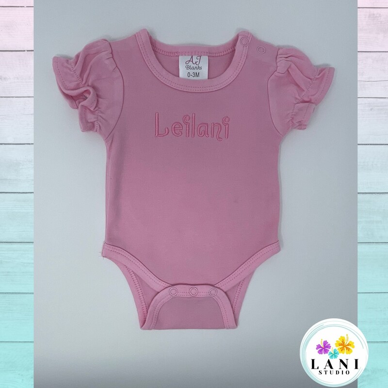 Ruffle Onesie - Etsy