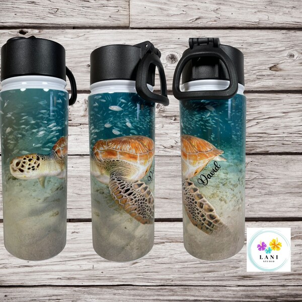 Sea Turtle Water Bottles - Etsy
