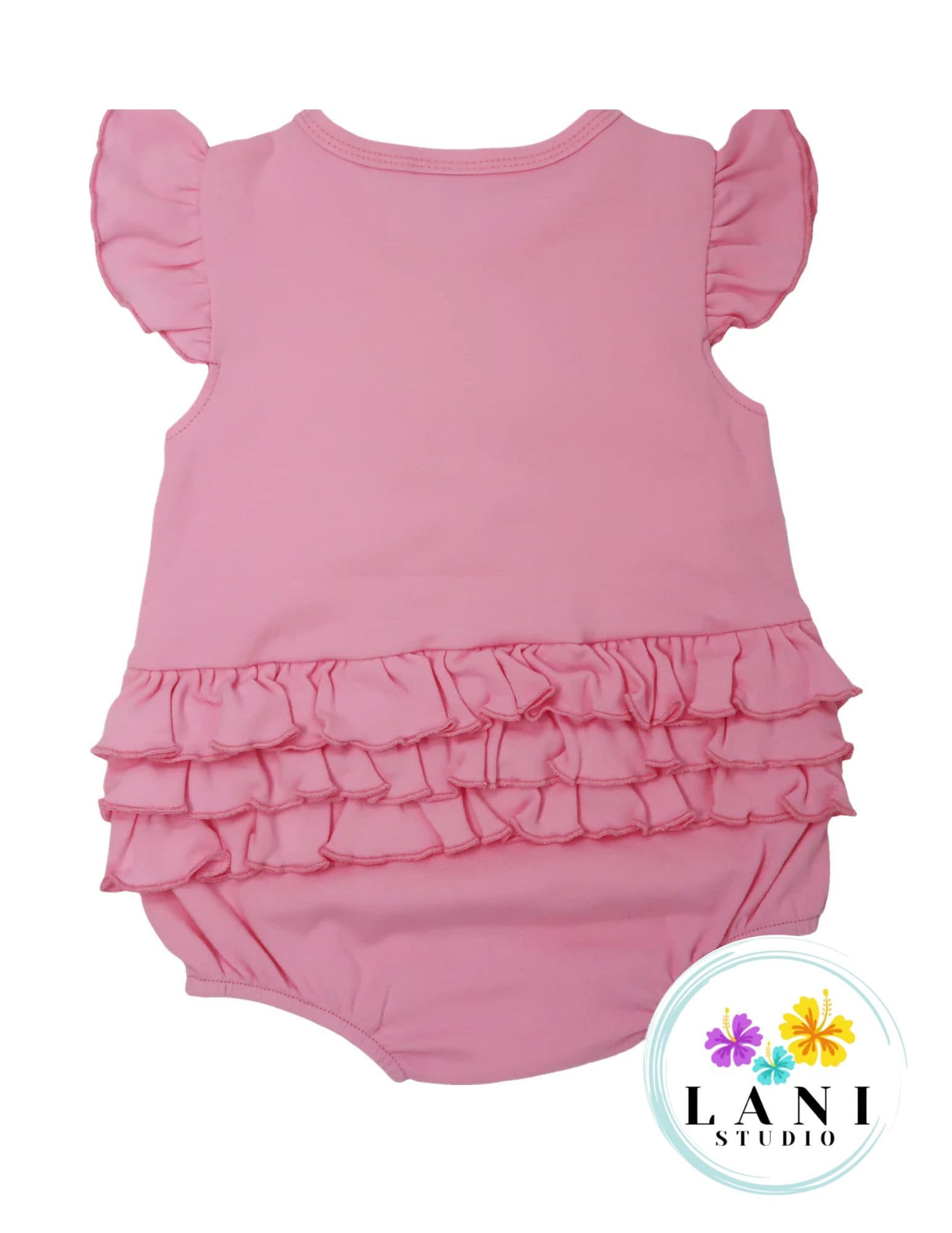 Embroidered Personalized Girl's Ruffle Bum Bubbles, Baby Personalized ...