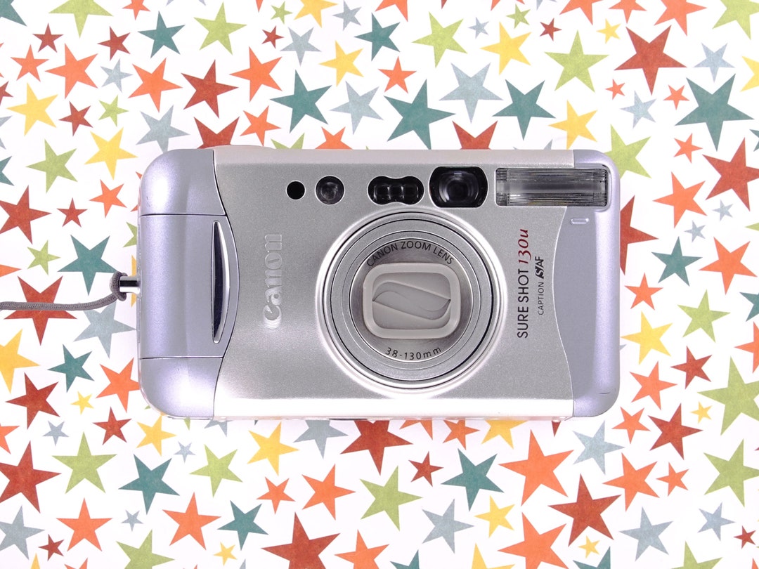 Canon Sure Shot 130u Caption 35mm Film Camera Compact Point and Shoot ...