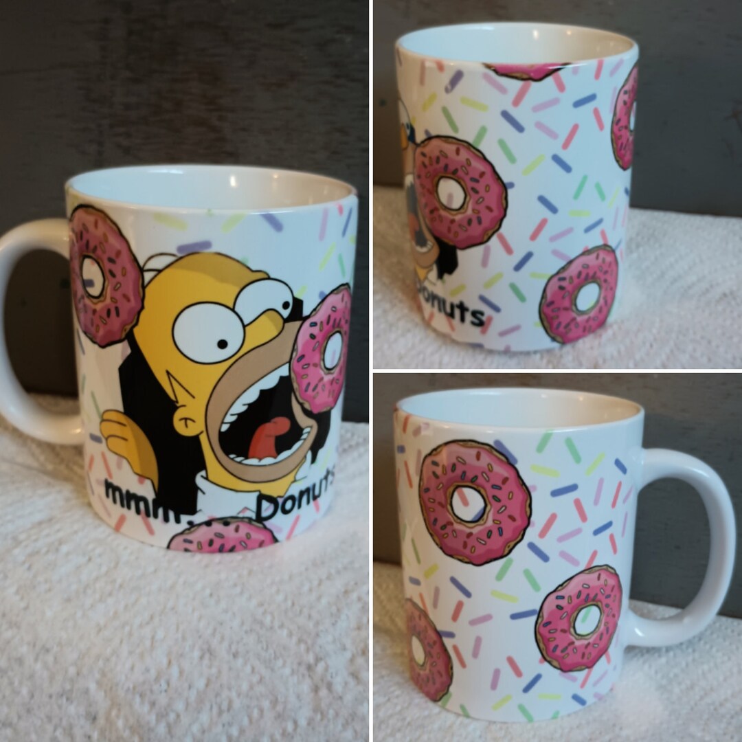 Homer & Donuts 11-12oz Mug mmm... Donuts - Etsy