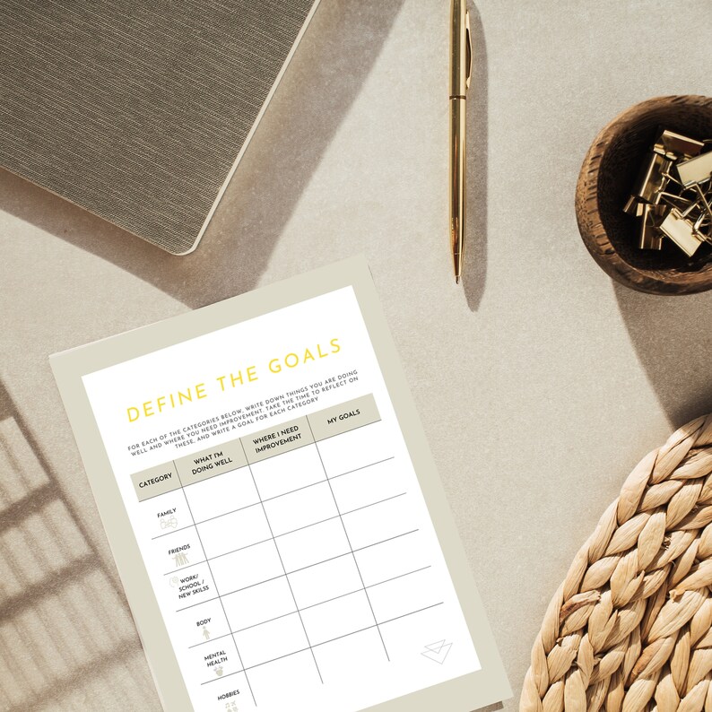 Goal Planner 2023, Success Planner, Vision Board, Yearly Smart Goals ...