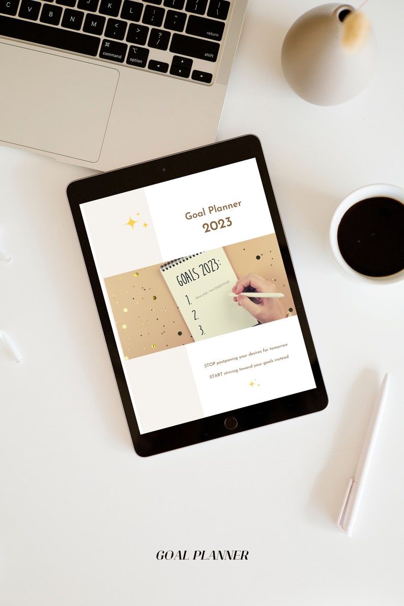 Goal Planner 2023, Success Planner, Vision Board, Yearly Smart Goals ...