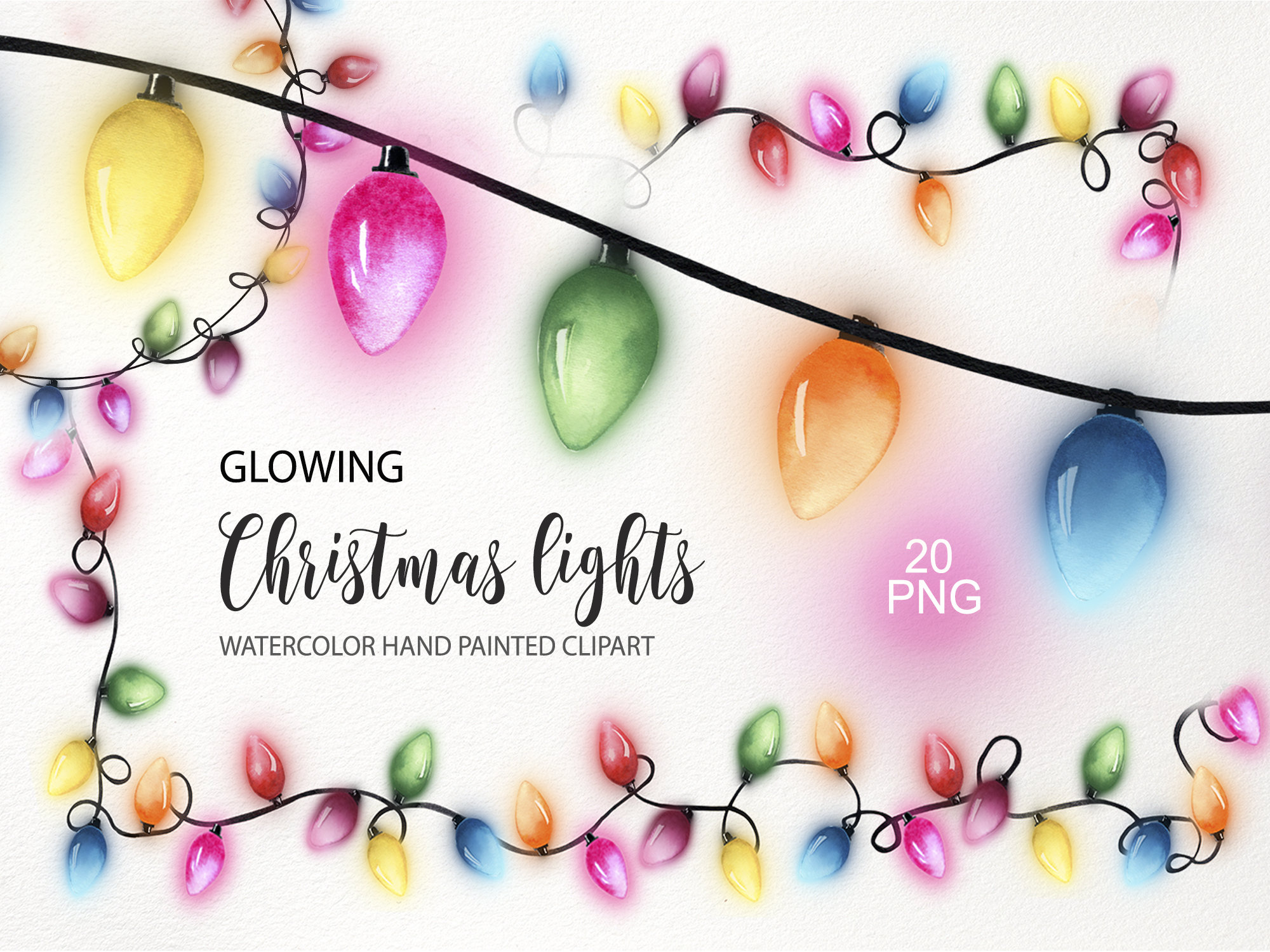 Christmas Tree Lights Clipart