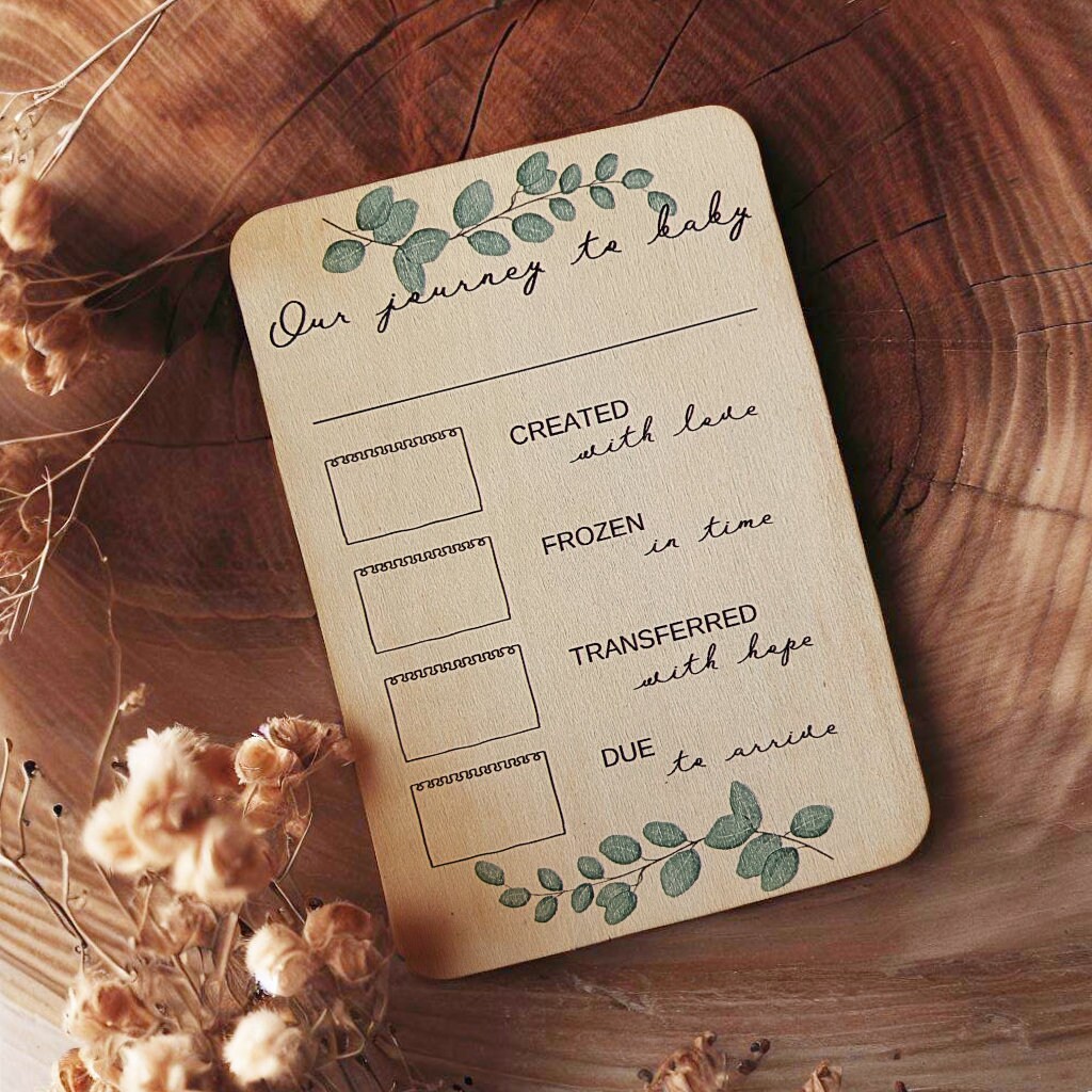 IVF Milestone Sign, IVF Gifts, IVF Must Haves, Pregnancy Announcement ...