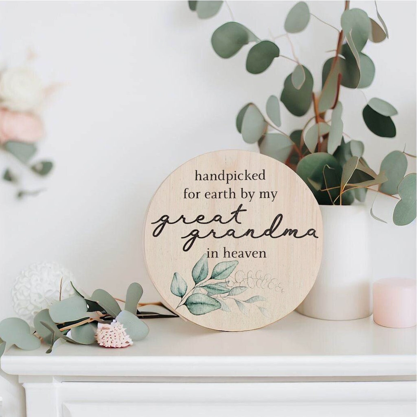 Handpicked for Earth by My Great Grandma in Heaven Sign, Pregnancy ...